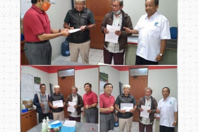 Penyerahan Bantuan Pinjaman Zakatel di P2TEL Cabang Depok di Awal Tahun 2022