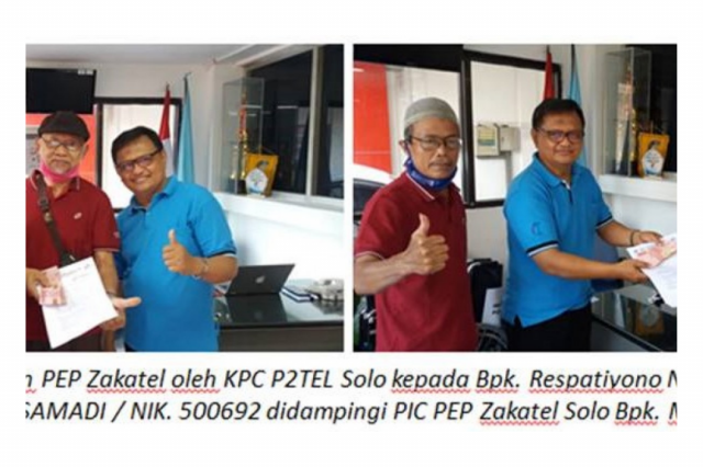 Penyerahan Pinjaman Pemberdayaan Ekonomi Produktif (PEP) Zakatel Putaran ke-27 dan 28 Kepada 2 ...